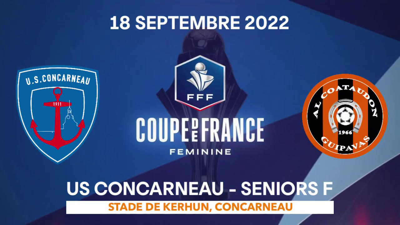 CDFF 2023 - T01 | US Concarneau - AL Coataudon Foot